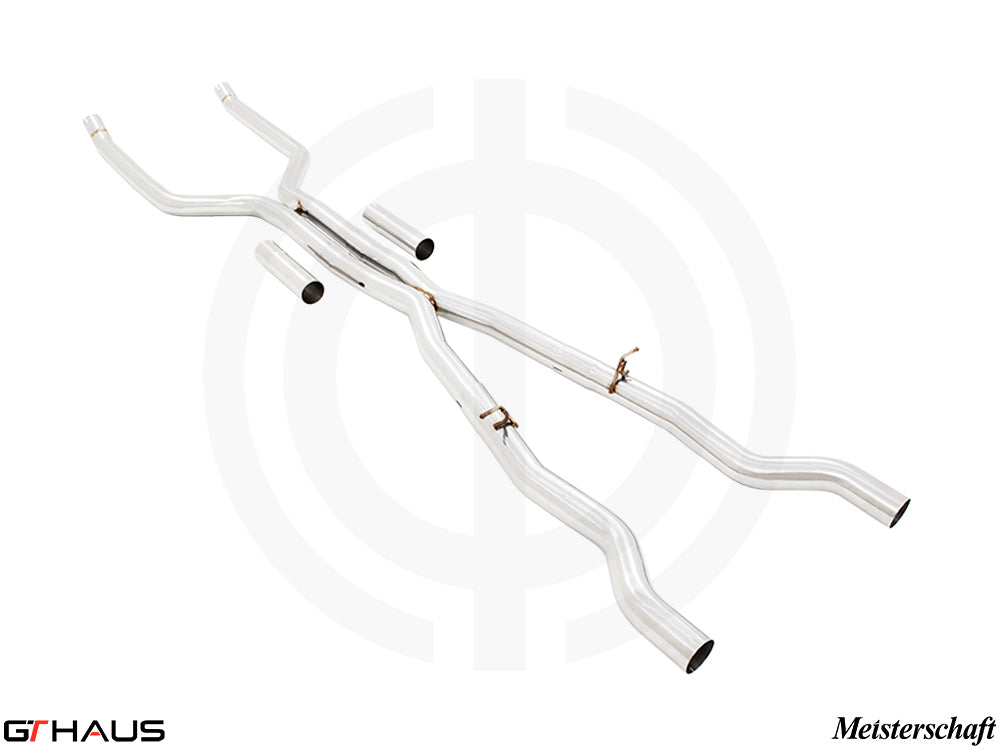 BMW G11/G12 7 Series 2019+ Full Cat-Back LSR Mid Resonator Delete Pipes ...